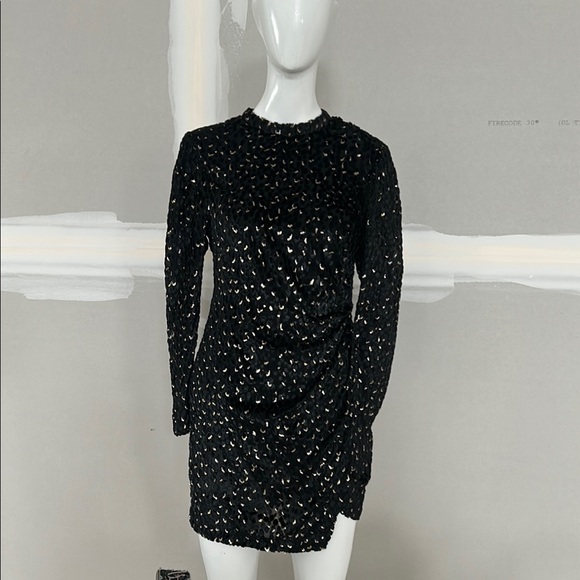 A.L.C. | Dresses | Alc Black And White Long Sleeve Sheath Dress | Poshmark